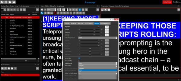 Autoscript WinPlus-IP delivers new levels of Prompter Control and Workflow Efficiency ...